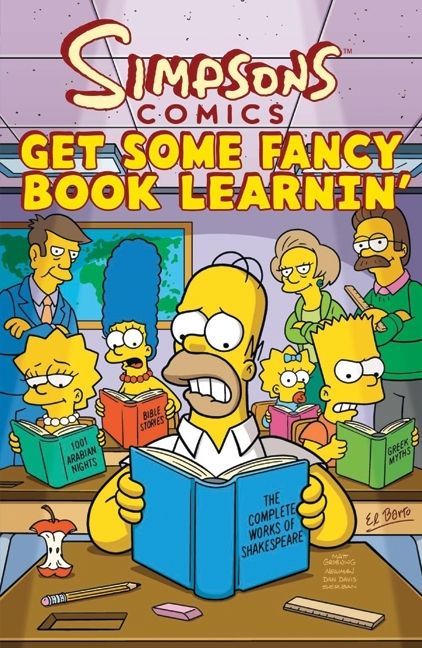 Simpsons Comics Get Some Fancy Book Learnin' - Matt Groening - Paperback