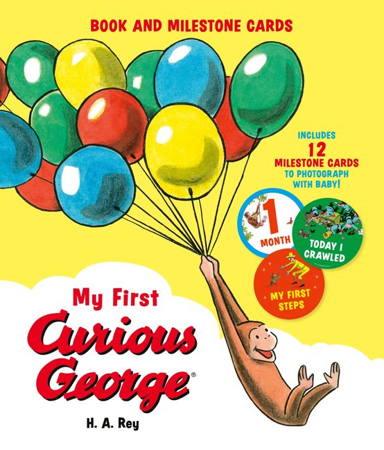 My First Curious George (Book and Milestone Cards) - H. A. Rey - Board book