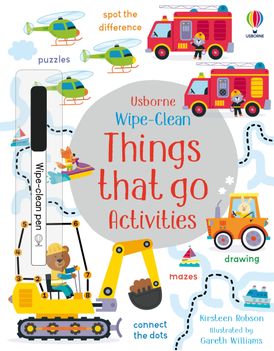 Wipe-Clean Things That Go Activities - Kirsteen Robson - Paperback