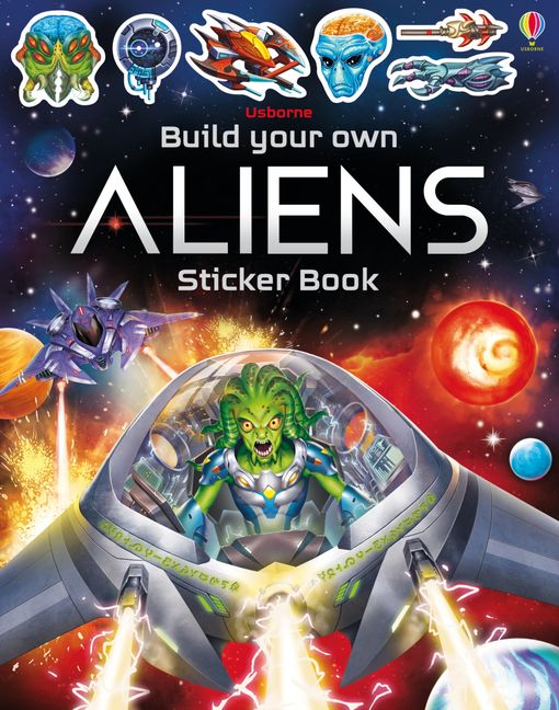 BUILD YOUR OWN ALIENS STICKER BOOK - Simon Tudhope - Paperback
