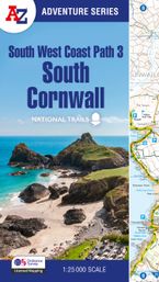 South West Coast Path 3 - South Cornwall - A-Z Maps - Paperback