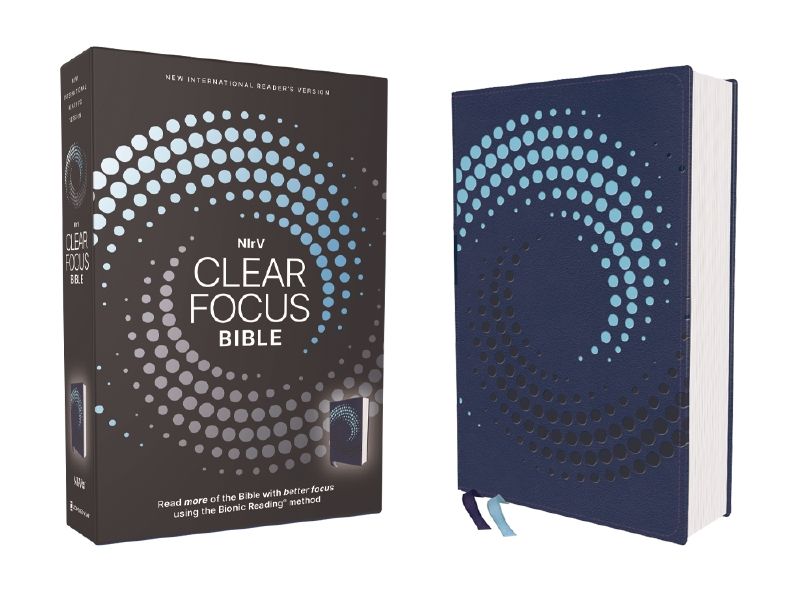 NIrV, Clear Focus Bible, Navy :HarperCollins Australia