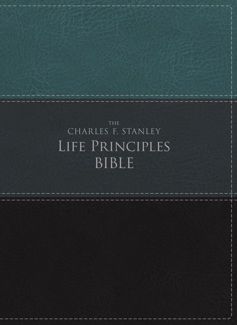 NIV The Charles F. Stanley Life Principles Bible [Green/Black ...