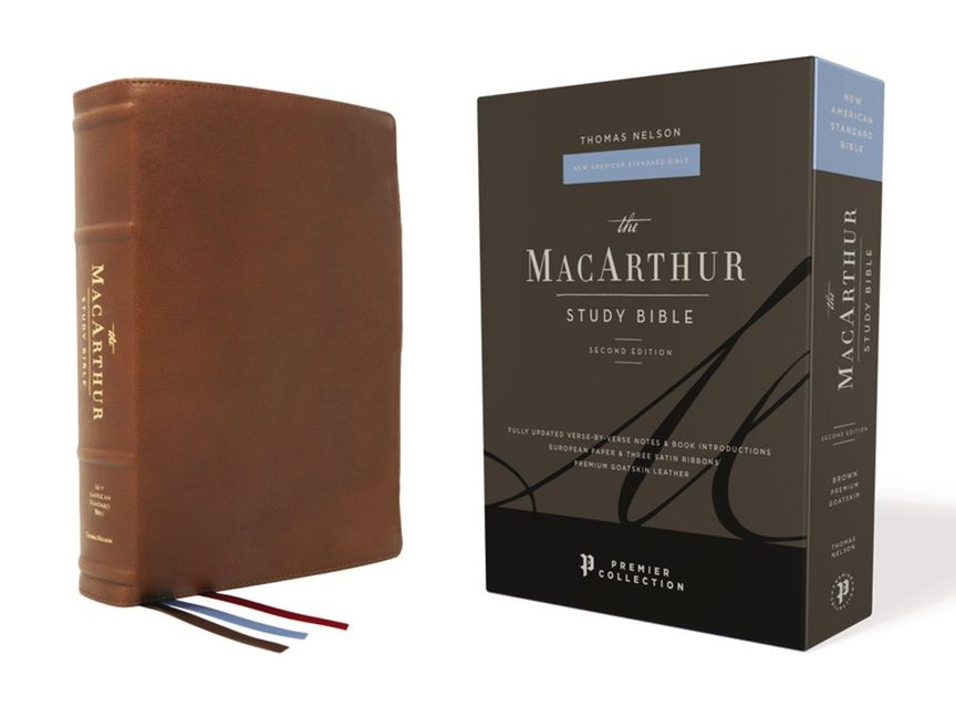 NASB MacArthur Study Bible, 2nd Edition, Premier Collection [Brown ...