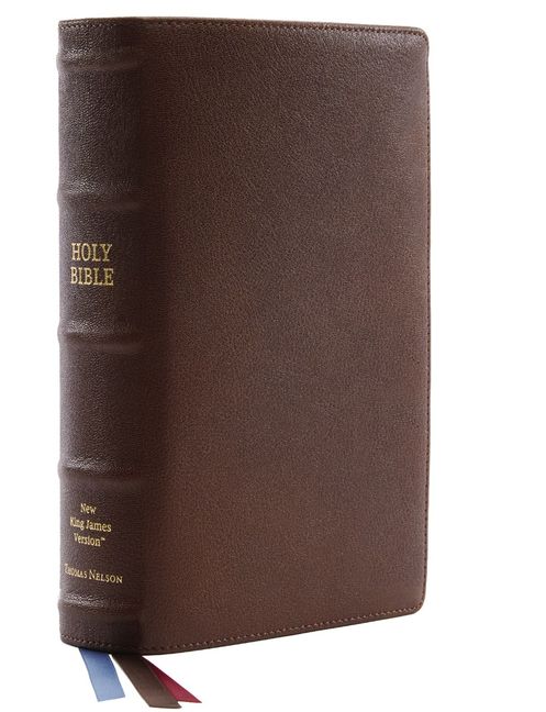 NKJV Single-Column Reference Bible [Brown] :HarperCollins Australia