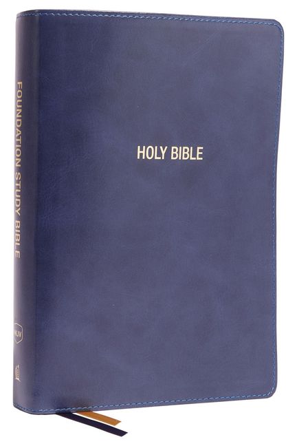 NKJV Foundation Study Bible, Large Print, Red Letter, Comfort Print [Blue] :HarperCollins Australia