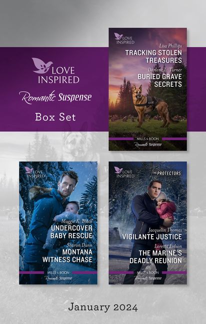 Love Inspired Suspense Box Set Jan 2024/Tracking Stolen Treasures/Buried Grave Secrets ...