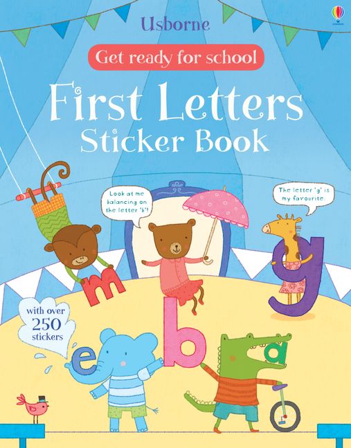 Get Ready for School First Letters Sticker Book :HarperCollins Australia