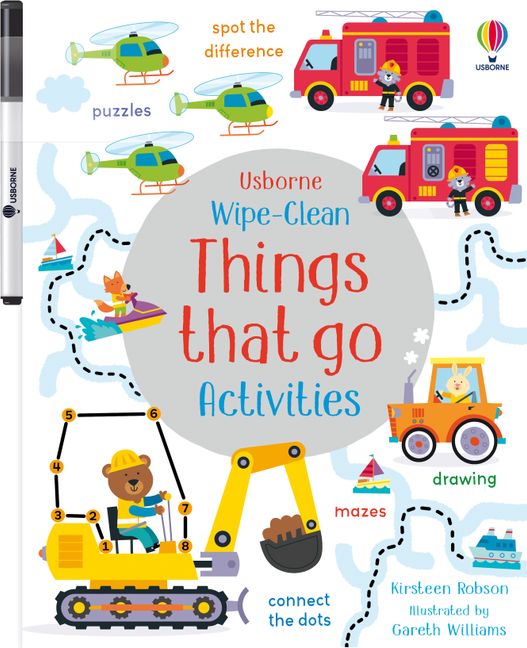 Wipe-Clean Things That Go - Activities - Kirsteen Robson - Paperback